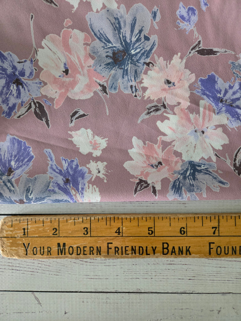 Dusty Mauve Floral {by the half yard} – Alyssa May Design