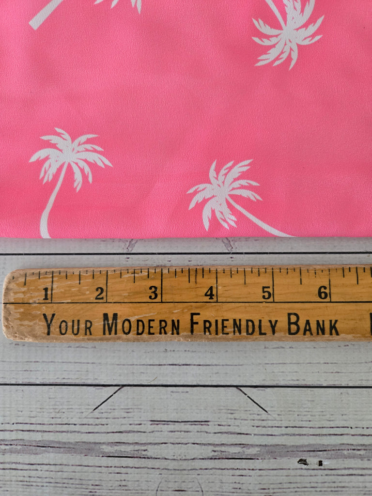 Bright Pink Palm Tree Print {by the half yard} – Alyssa May Design