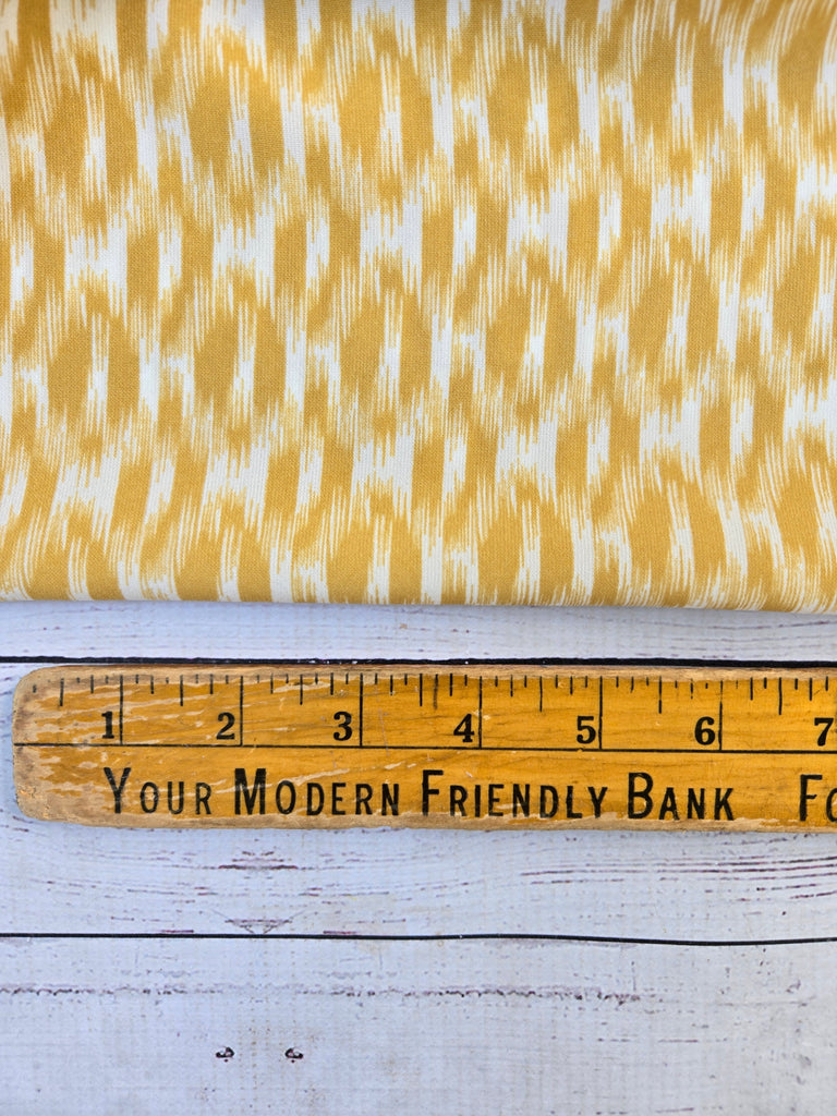 Muted Mustard IKAT Print {by the half yard} – Alyssa May Design