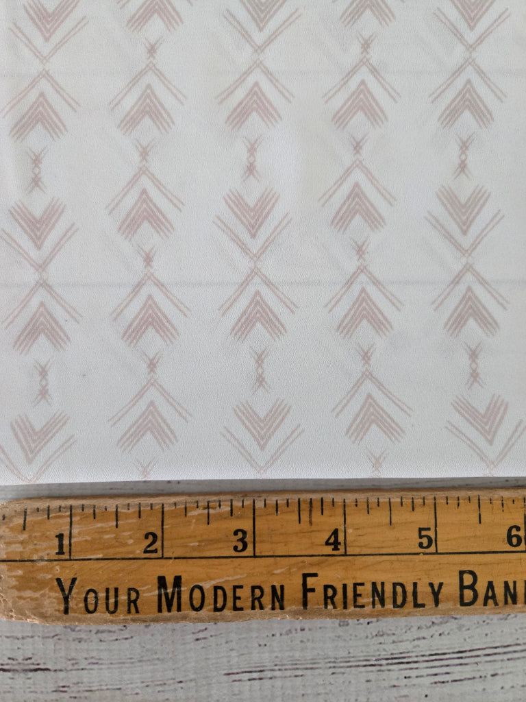 Exclusive Design- White & Tan Arrow Print {by the half yard} – Alyssa ...