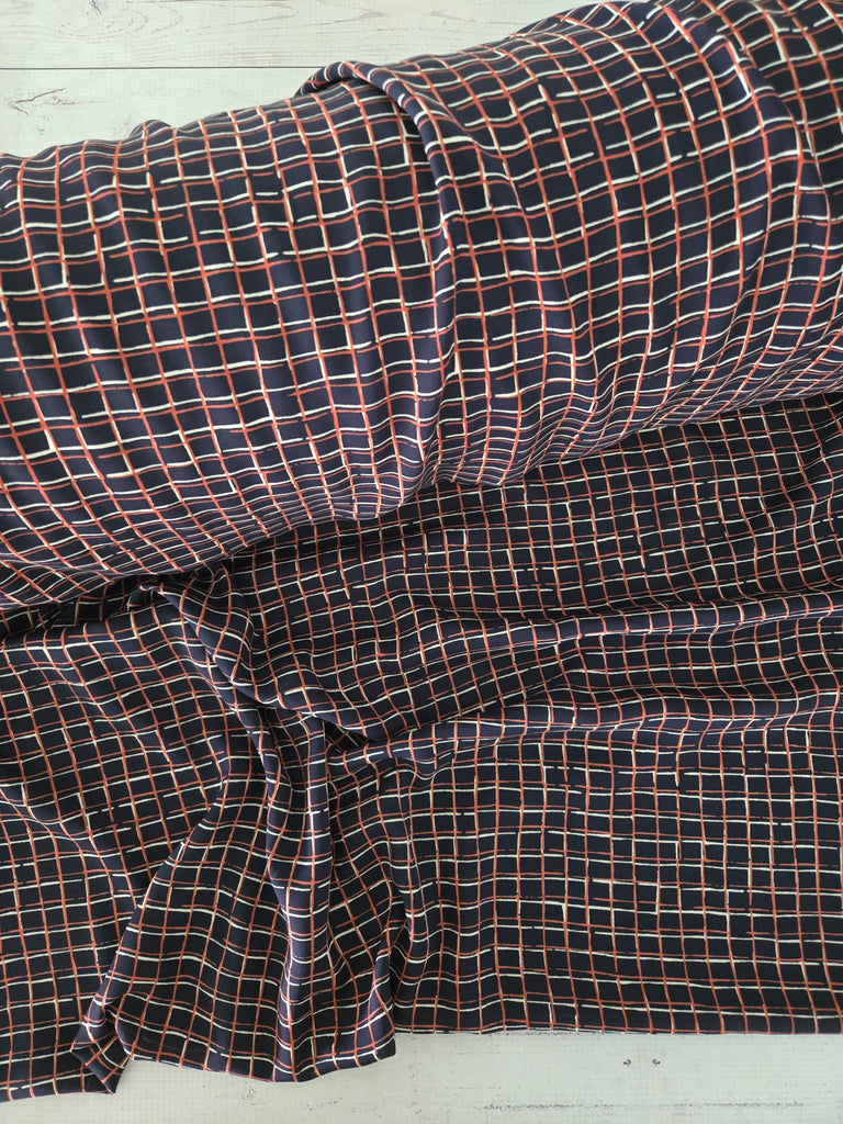 Navy Petite Plaid {by the half yard} – Alyssa May Design